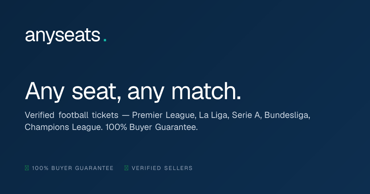Ajax Tickets — Eredivisie 2026/2027 | Anyseats